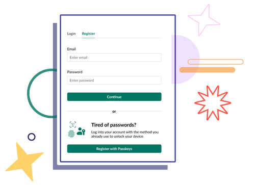 Passkey login | Passkey Flex | Passage by 1Password